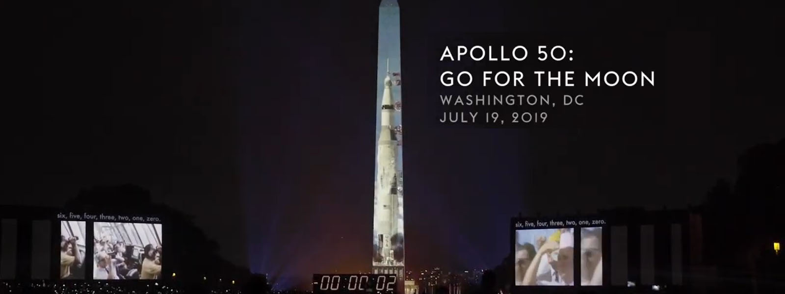 Iconic Washington Monument Becomes an Audiovisual Canvas for Apollo 50 ...